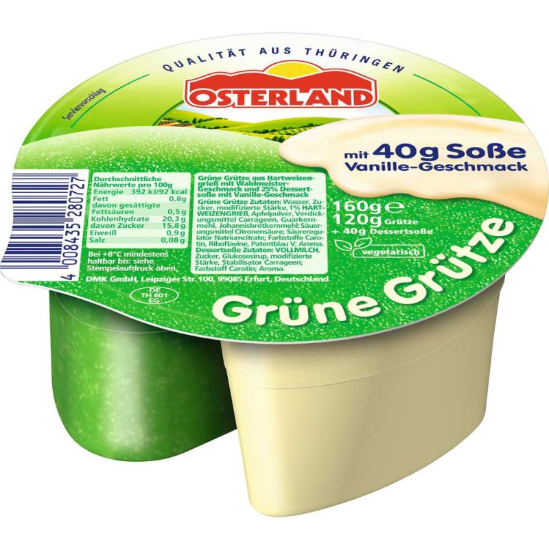 Grüne Grütze + Soße von Osterland ⮞ Jetzt entdecken | Globus