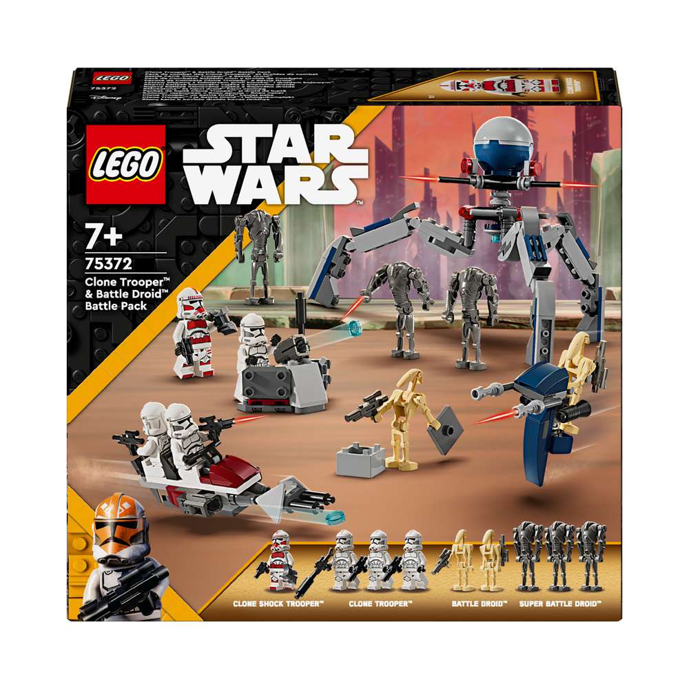 LEGO Star Wars 75372 Clone Trooper & Battle Droid Battle Pack Set von Lego