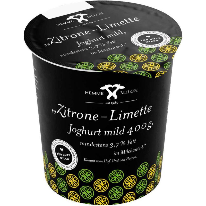 Fruchtjoghurt Zitrone-Limette, mild von Hemme ⮞ Globus