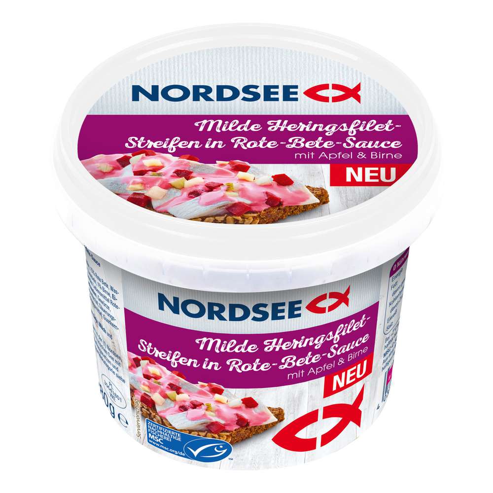 Heringsfilet rote Beete von Nordsee ⮞ Mehr erfahren | Globus
