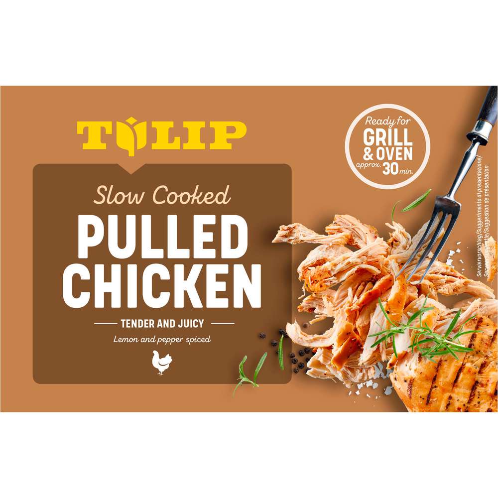 Pulled Chicken slow cooked, Barbeque von Tulip ⮞ Globus