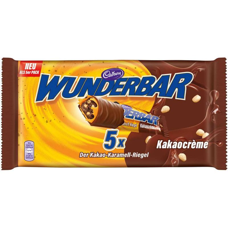 Wunderbar Kakao-Karamell-Riegel von Cadbury ⮞ Globus